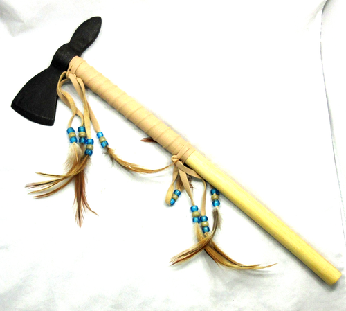 Native American War Club, Cherokee Made, Battle Axe, Tomahawk, COA, #18 ...