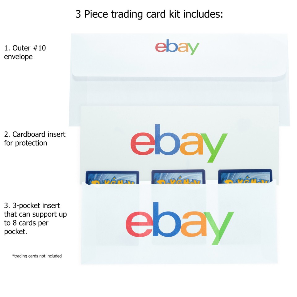 Trading Card Envelope Kit - 3 pocket | eBay