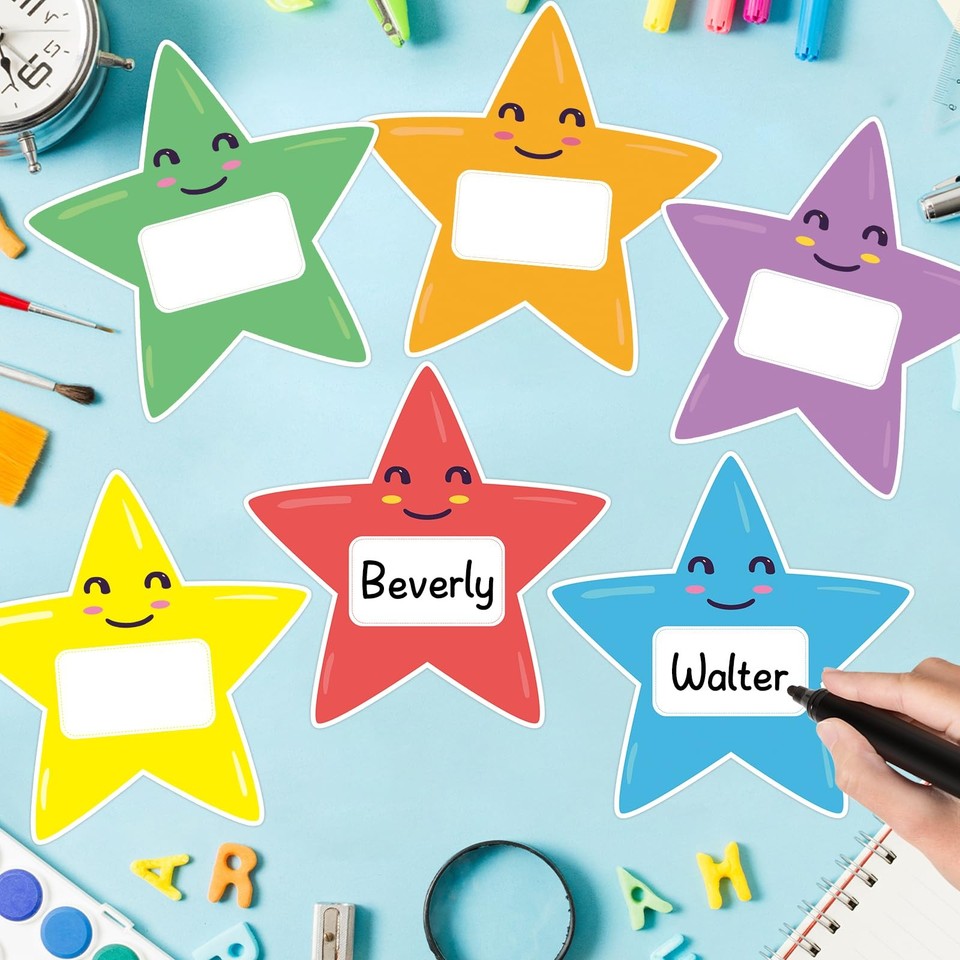36 Pcs Colorful Star Cutouts for Star Student Bulletin Board ...
