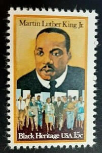 Martin Luther King Postage Stamp