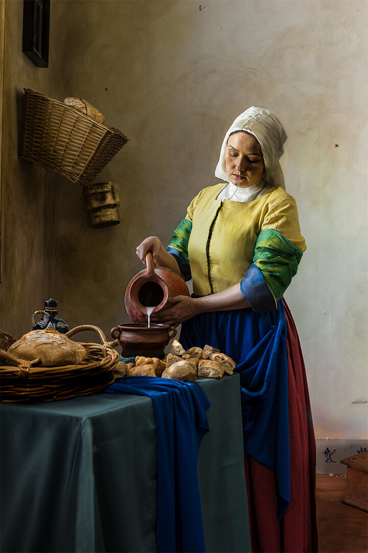 Jan Vermeer The Milkmaid