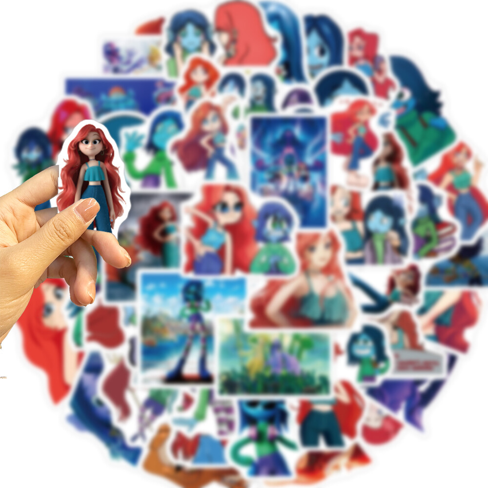 50pcs Ruby Gillman Teenage Kraken Cartoon Movie Stickers Decal ...