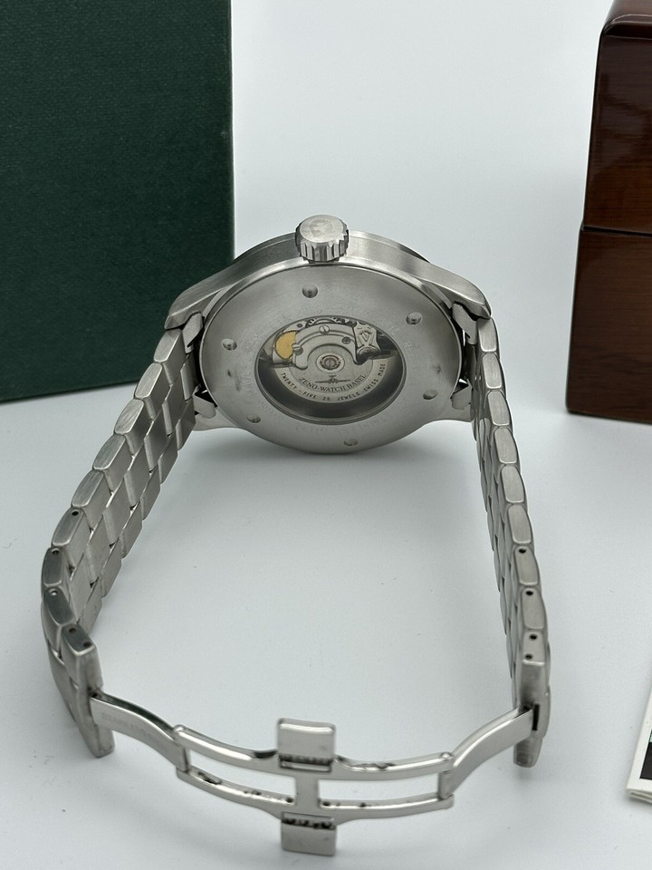 Zeno-Watch Basel OVERSIZED Pilot Automatic 8554! **full Set!** | eBay