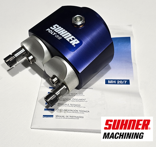 SUHNER Polydrill MH-20, MH-20/7 Multiple spindle head with 2 adjustable ...