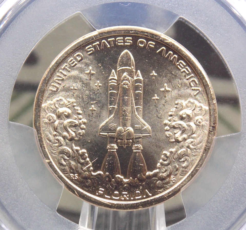 2025 "P" American Innovation Dollar FL Space Shuttle Pos. A $1 PCGS ...