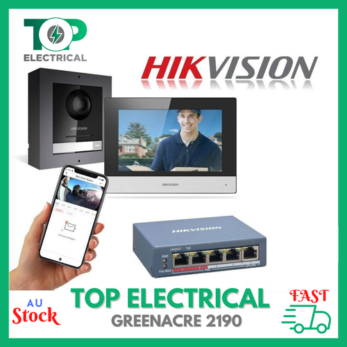 HIKVISION Touch Screen IP Video Intercom System POE Switch Gen2 DS ...