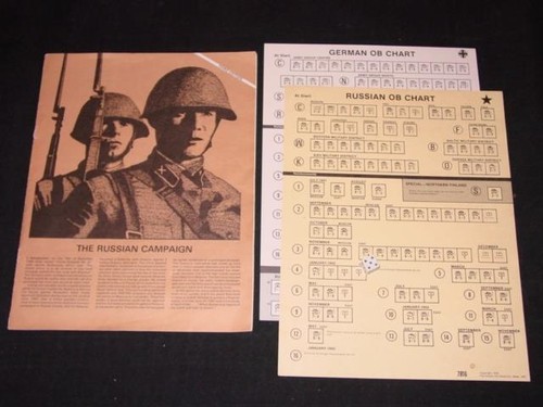 Avalon Hill 1976 - The Russian Campaign - Germany vs Soviet Union (3rd ...