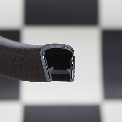 Jumbo Black Black Protective Edge Trim 17mm x 17mm Fits 6-12mm ...
