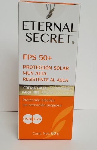 Sun Screen Protector Face Beauty Protection Solar SPF 50+ Eternal ...