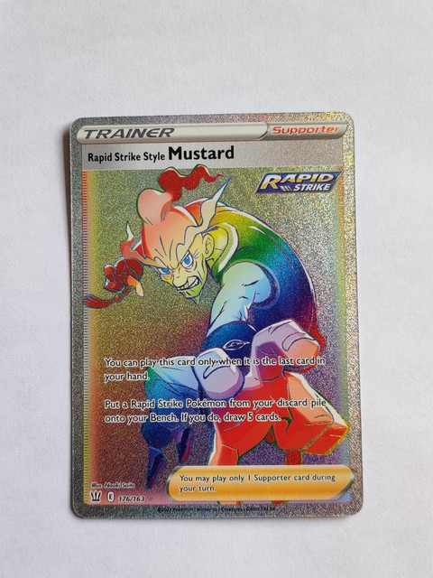 Pokémon TCG Rapid Strike Style Mustard Sword & Shield - Battle Styles ...