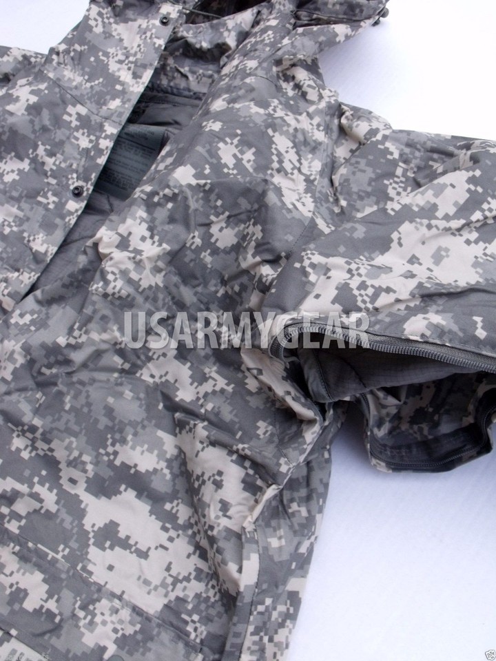 ORC US Army Improved ACU Rainsuit Wet Weather Rain Jacket Parka Coat ...