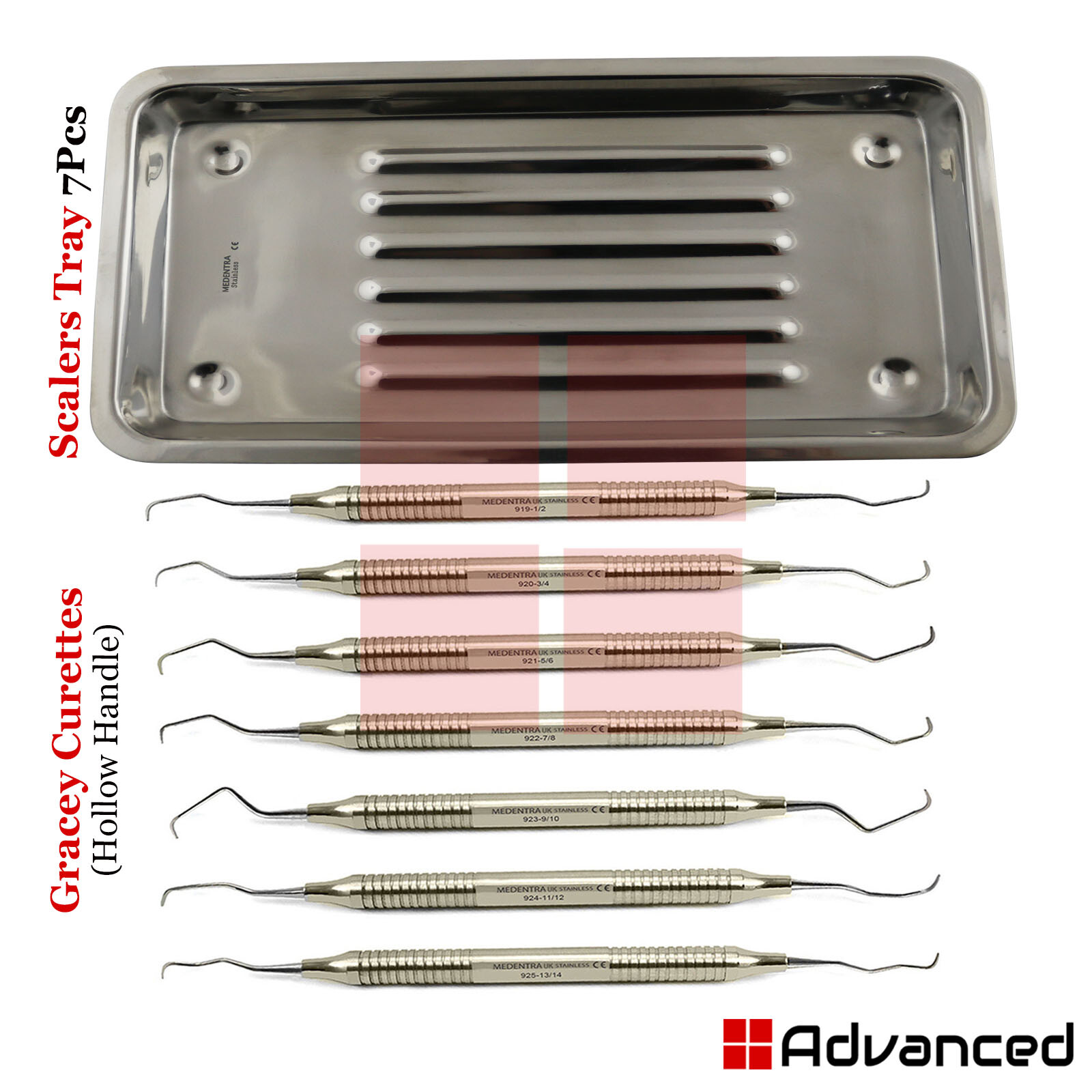 Dental Gracey Curettes SubGingival Calculus Removal With Instruments ...