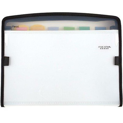 Five Star Expanding File, 7-Pocket Expandable Filing Folder,Zipper ...