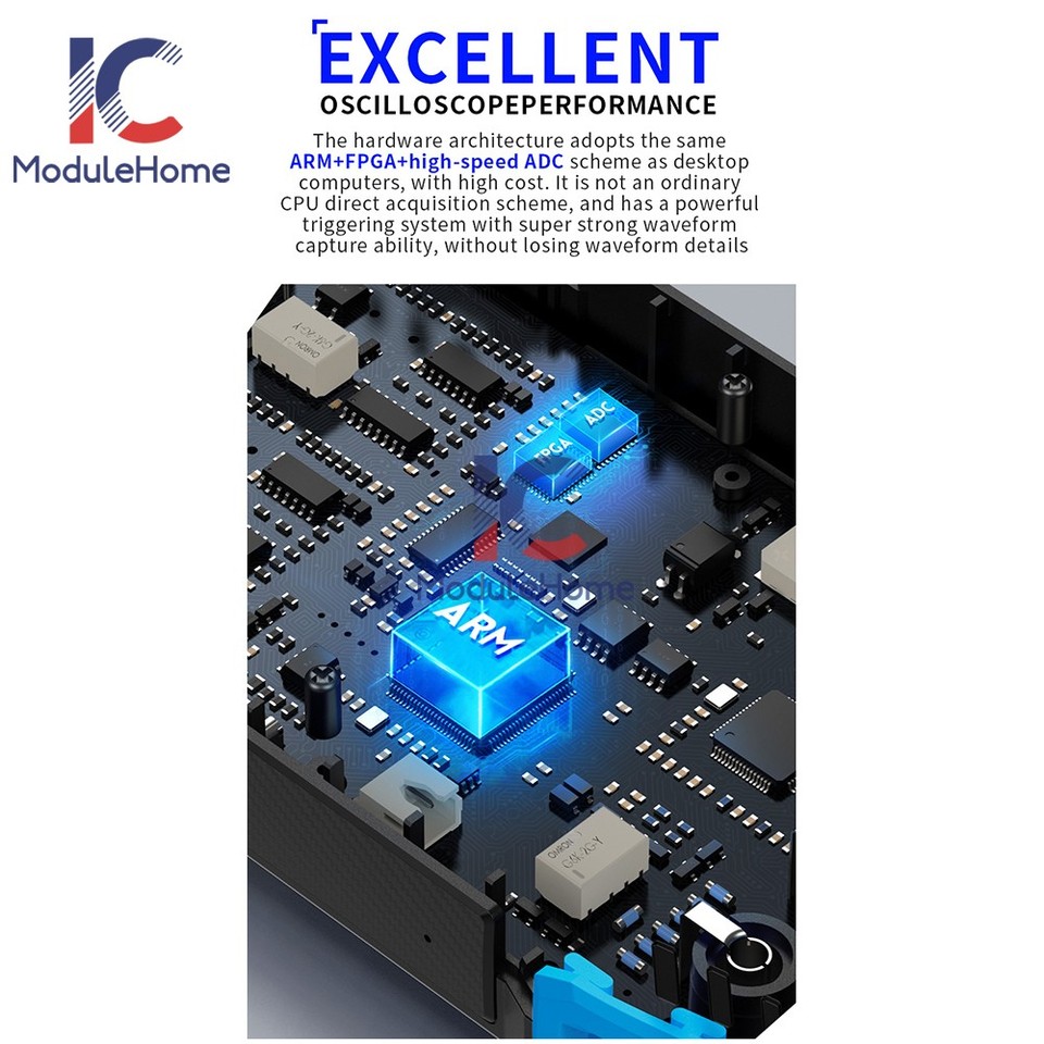 FNIRSI DSO-153/2C53T Digital Oscilloscope Multimeter Signal Generator ...