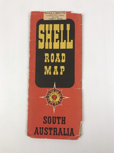 Vintage Shell Road Map South Australia | eBay