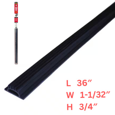 36 in. Gray Vinyl Replacement Insert for Under Door Seals | eBay