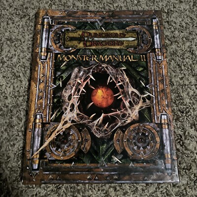 MONSTER MANUAL II 2 DUNGEONS & DRAGONS 3rd Edition/ 3.5 HARDBACK (2002 ...