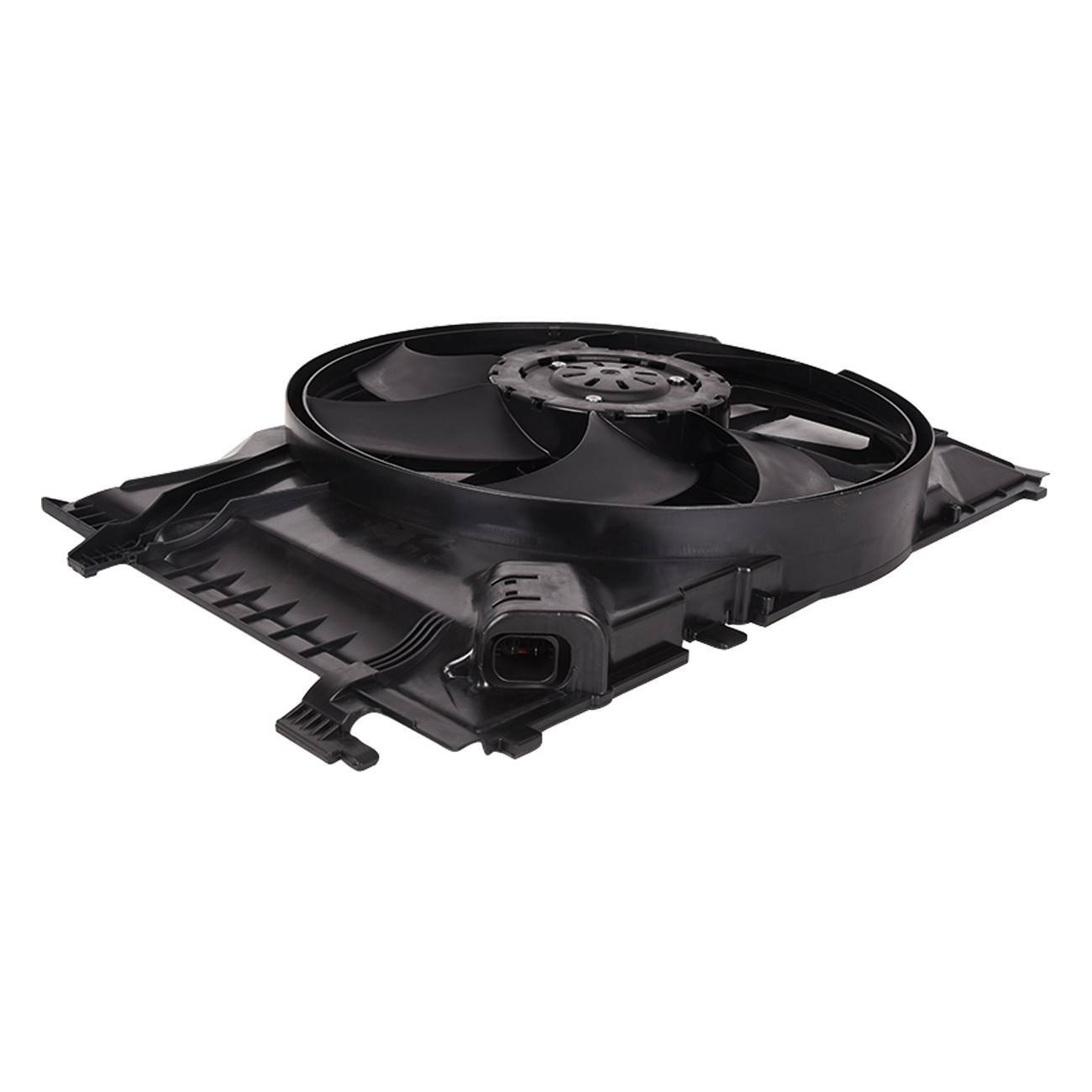 Radiator Cooling Fan Assembly Fits Mercedes-Benz W203 C CLK-Class ...