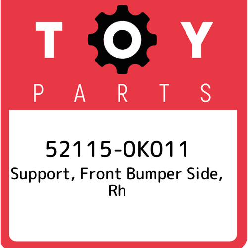 52115-0K011 Toyota Support, front bumper side, rh 521150K011, New ...