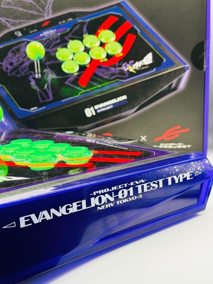 EVANGELION ePROJECT Arcade Controller Green Stick for PC PS4 Switch ...