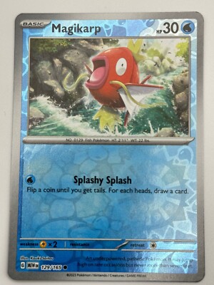 Pokemon TCG Card 151 Collection 129/165 Reverse Holo Magikarp | eBay