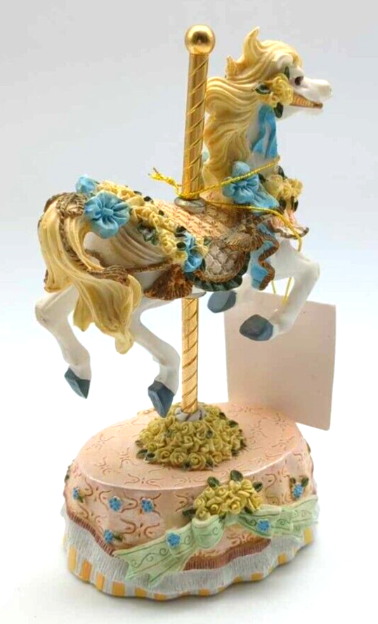 Melodies County Fair Collection "Love Me Tender" Carousel Horse With ...