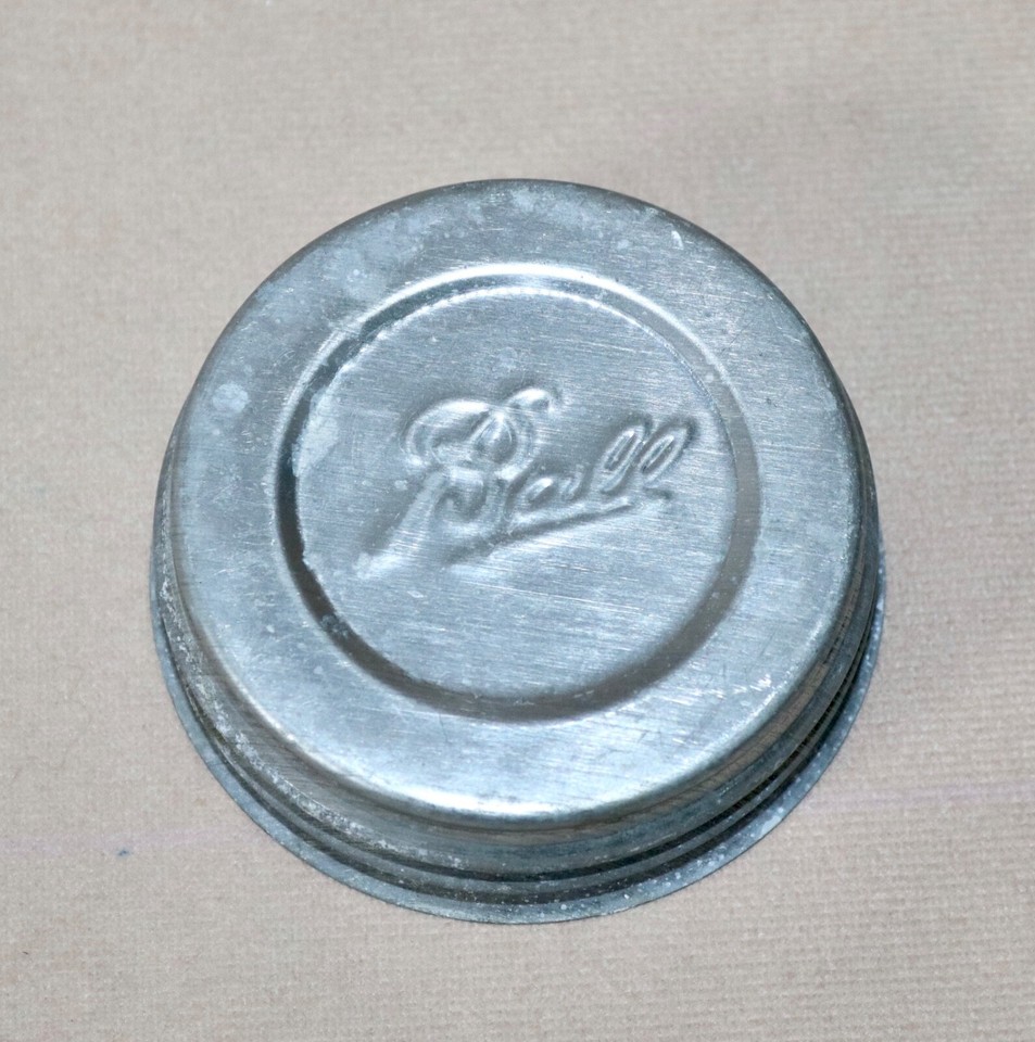Ball 2L Quart Perfect Mason Jar Aqua Zinc Lid 1913 - 1923 Antique ...