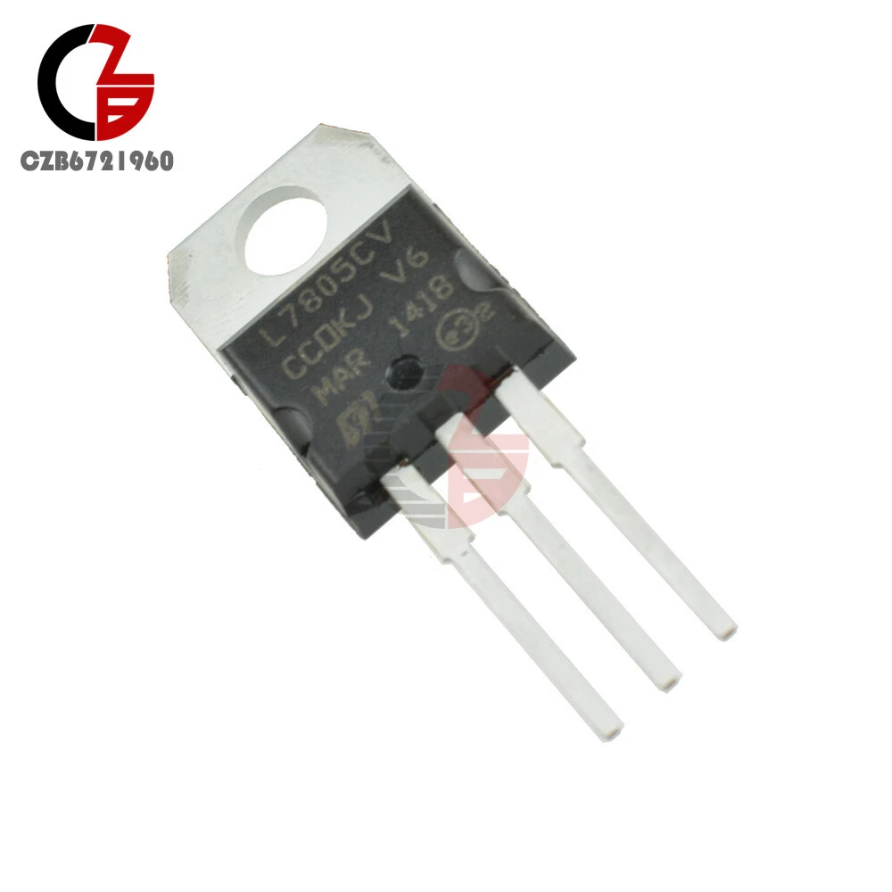 50pcs LM7805 L7805 7805 Voltage Regulator IC 5V TO-220, 46% OFF