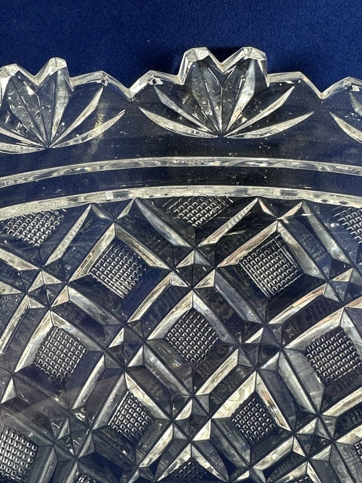 RARE Vintage WATERFORD Crystal Museum Collection Footed Centerpiece ...