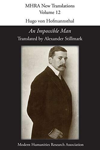 Hugo von Hofmannsthal, 'An Impossible Man' 9781781882740| eBay