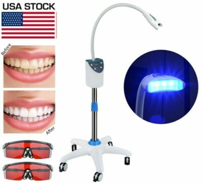 Dental Mobile Teeth Whitening Machine Teeth Bleaching LED Light Lamp US ...
