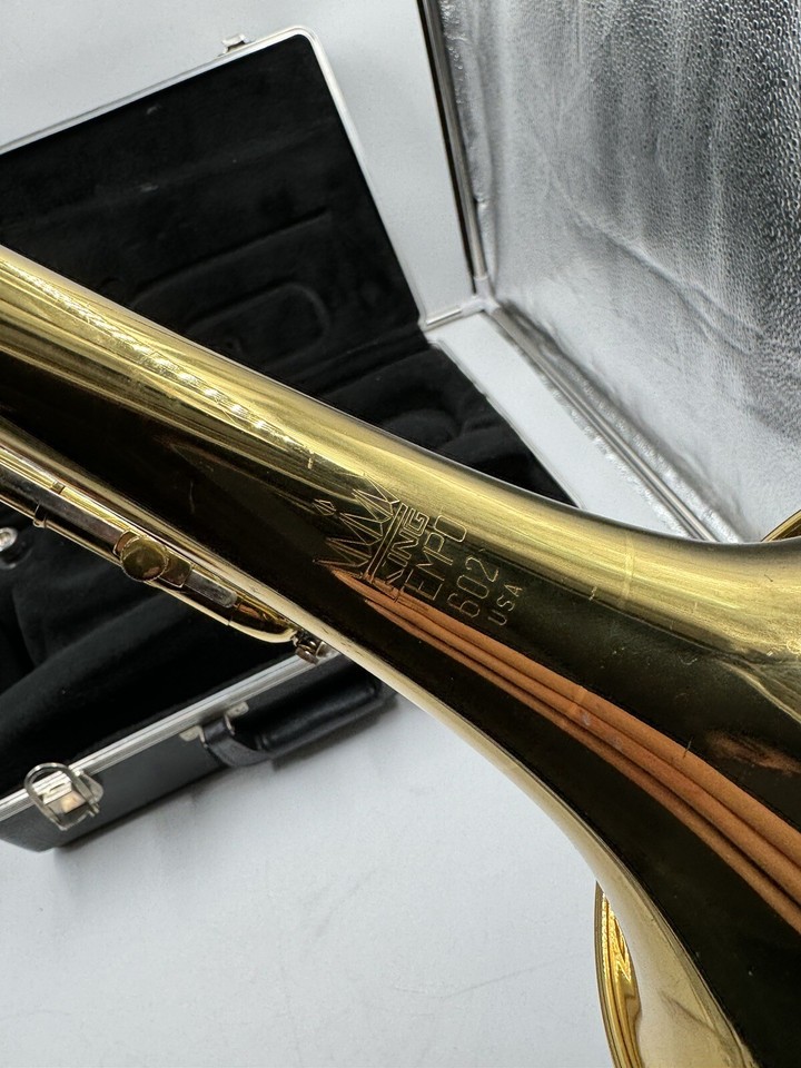 King Tempo 602 Coronet Music Instrument With Case & Mouth Piece | eBay