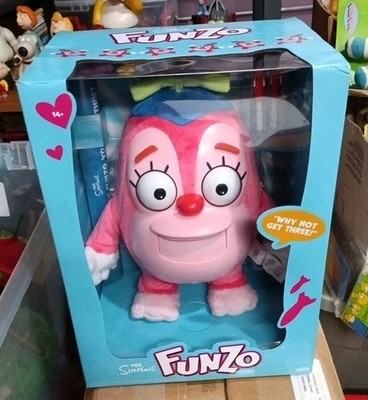 The Simpsons Funzo Doll Figure Plush Talking Animated Furby Parody 12 ...