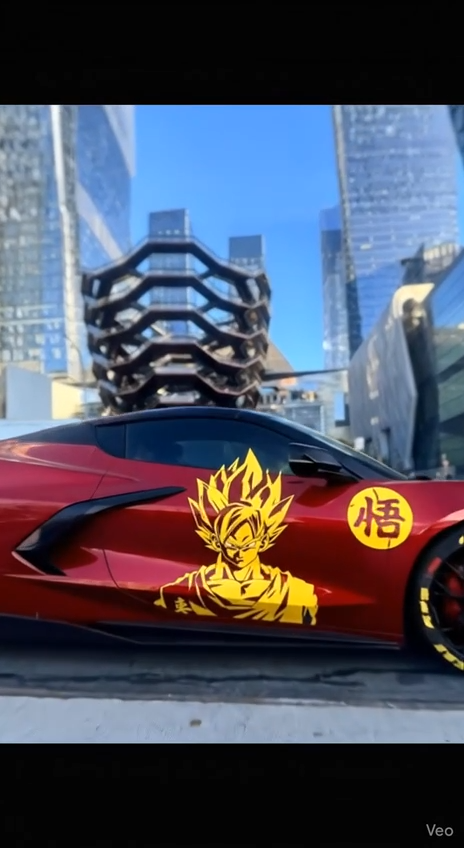 Goku Both Side x2, Anime, Car Livery, Cast Vinyl Wrap, Universal Size ...
