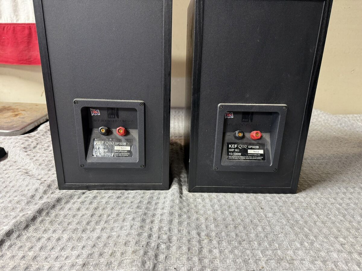 KEF Q10 Bookshelf Speakers Sound Great! SP3228 | eBay KEF Q10 Bookshelf Speakers Sound Great! SP3228 | eBay