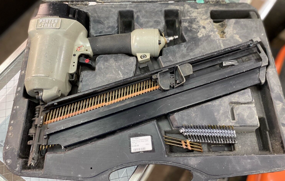 Porter Cable - FR350A 22-degree 2"-3-1/2" Round Head Framing Nailer ...