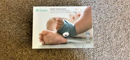 Owlet Dream Sock - Smart Baby Monitor - Foot Sensor Deep Sea Green, NEW ...