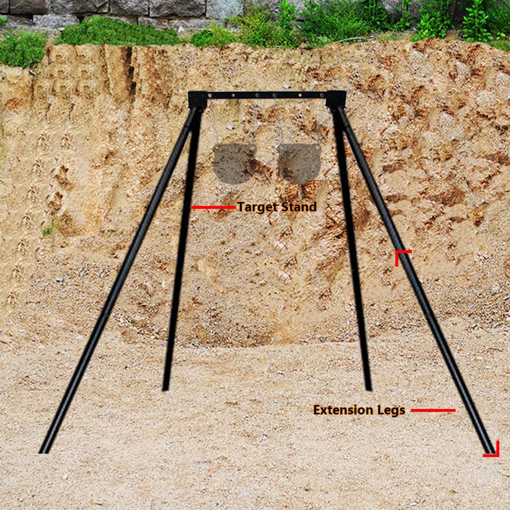 Steel Shooting Target Stand For AR500 Metal Plate Targets-Rifle Pistol ...