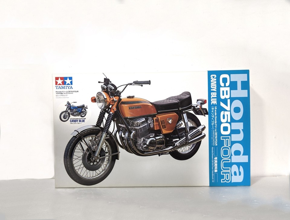 Tamiya 1/6 Honda DREAM CB750 FOUR Candy Blue #92186 Model Kit w/Obi | eBay
