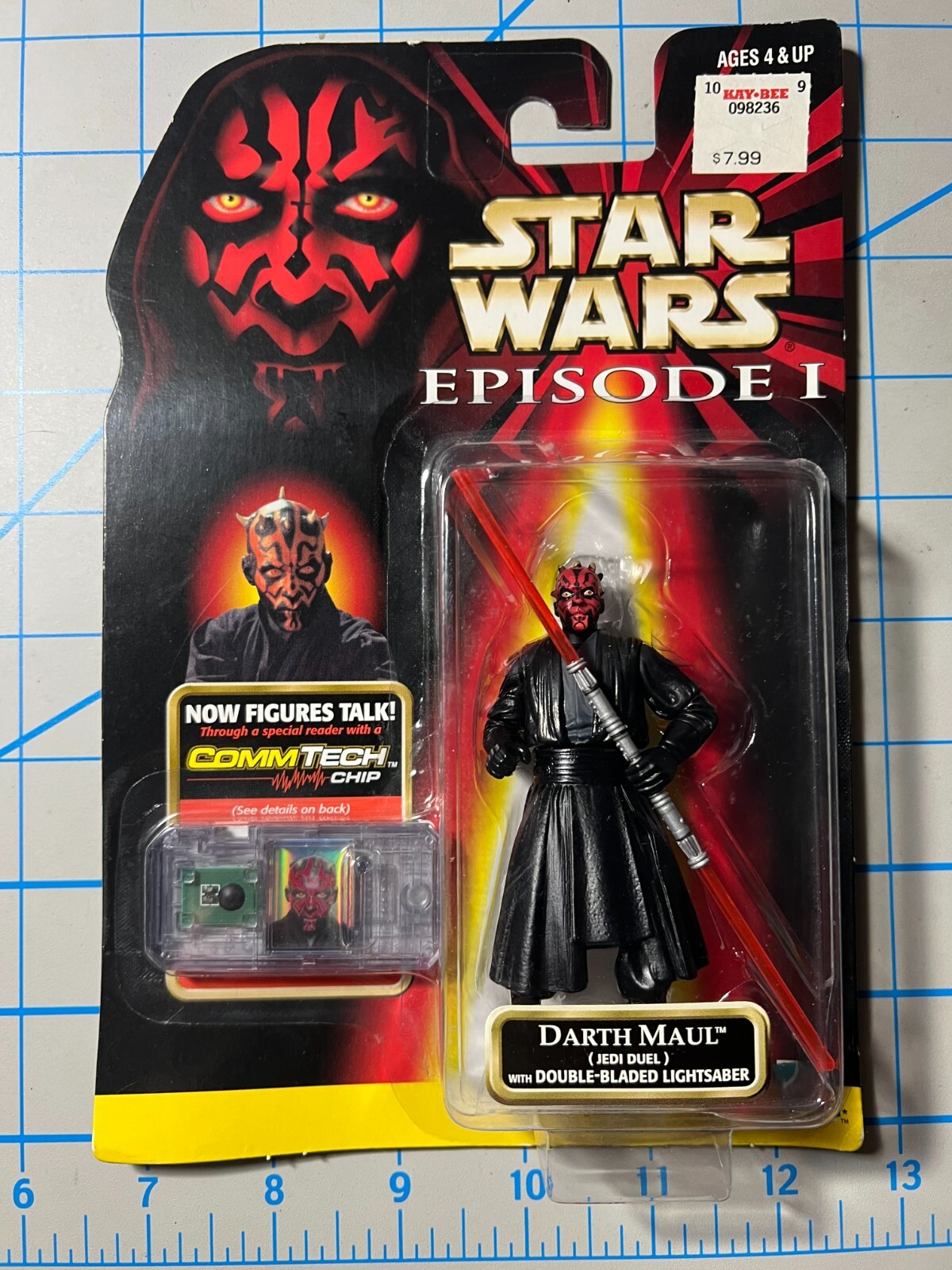 Star Wars Darth Maul Episode 1 1998 Double-Sided Lightsaber Action ...