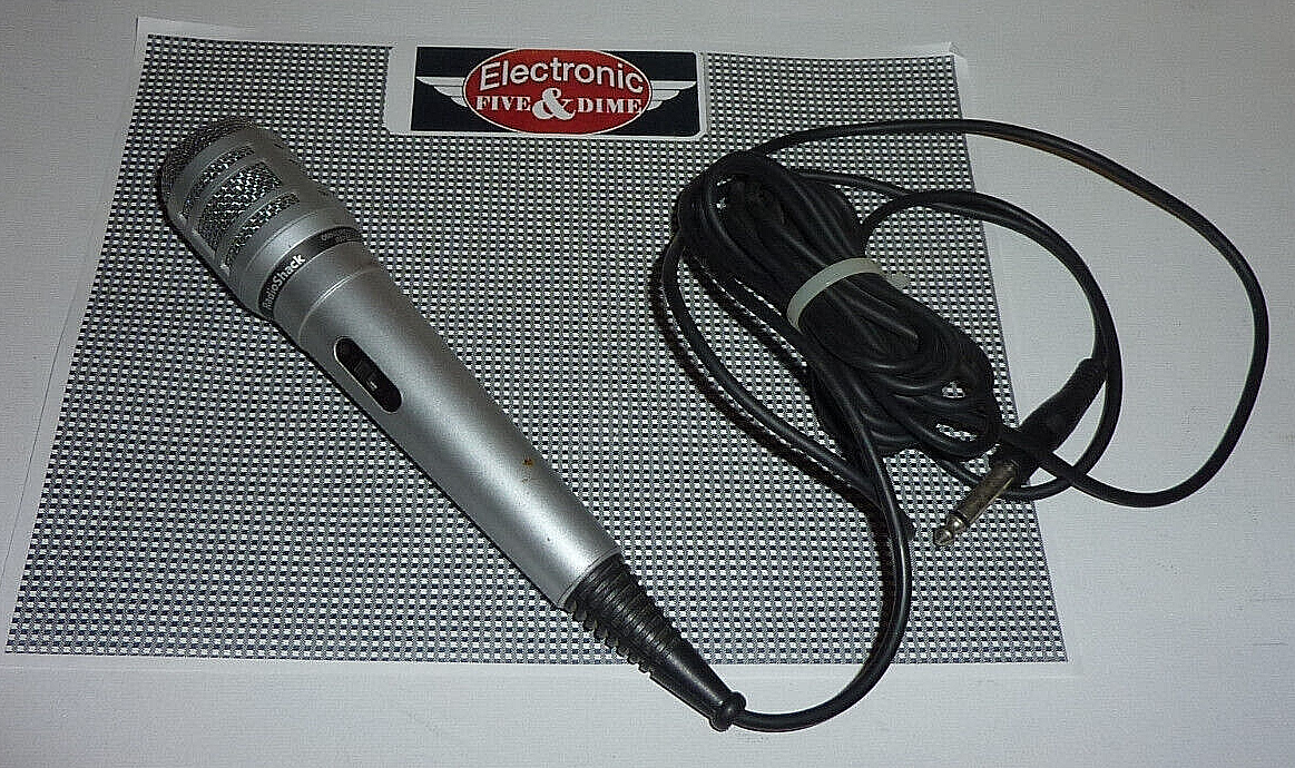 Microphone Radio Shack 33-3030 omnidirectional dynamic impedance ...