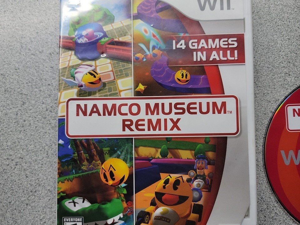 Namco Museum Remix (Nintendo Wii, 2007) No Manual ☆Tested☆ 722674800020 ...