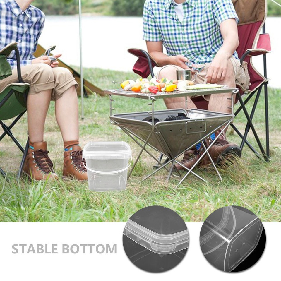 Multipurpose Bucket with Handle Reusable Bucket with Handle Lid ...