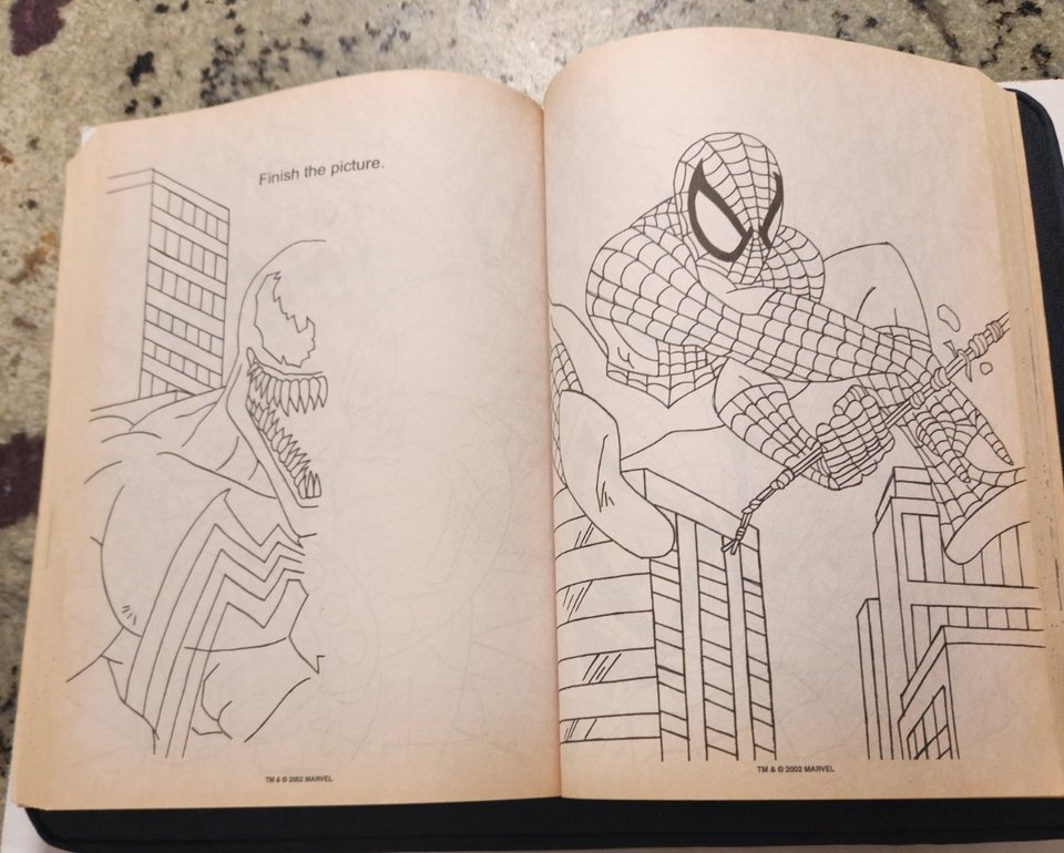 Marvel Ultimate SPIDER-MAN Coloring Book NEW UNUSED 2003, VF/NM 9.0 ...
