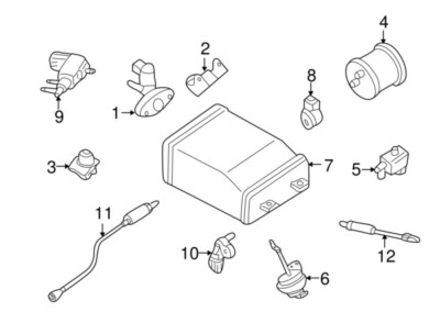 14930-5M00A Nissan Valve assy-cont 149305M00A, New Genuine OEM Part | eBay