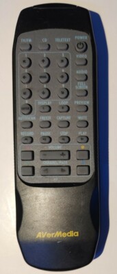AVerMedia T125-3 REMOTE CONTROL TESTED OEM | eBay