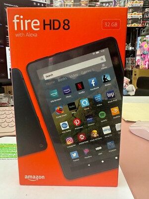Amazon Fire HD 8 Tablet With Alexa 8” Display 32GB (10th Gen) - BLACK ...