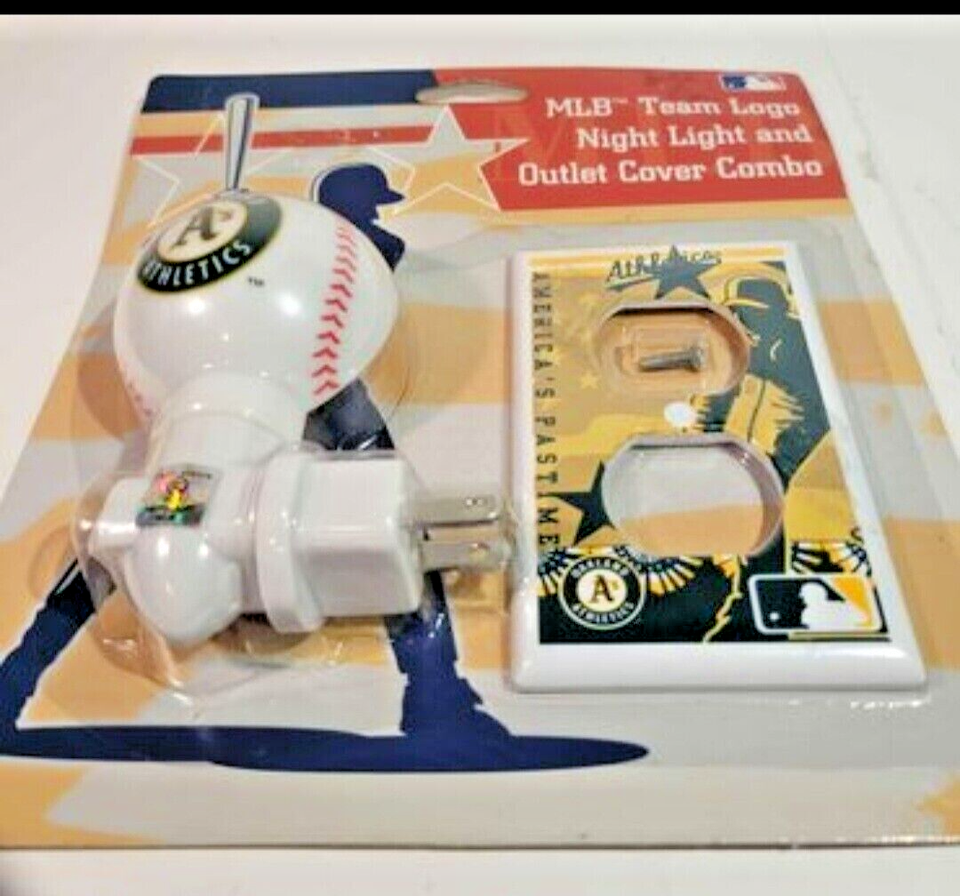 OAKLAND ATHLETICS MLB Team Logo Night light and outlet Cover Combo | eBay
