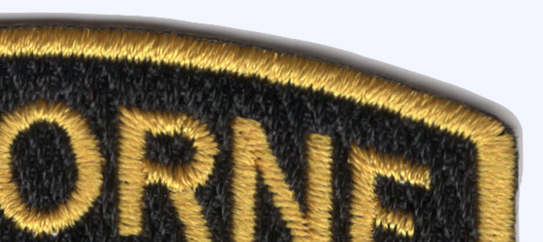 Army Airborne Rocker Gold Letters Patch | eBay