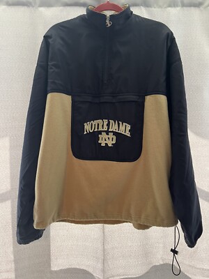 Champion Notre Dame quarter zip jacket, Fleece Material & Thin Wool ...